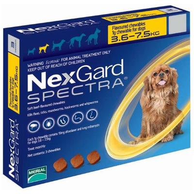 NexGard SPECTRA S – za pse 3,5-7,5 kg