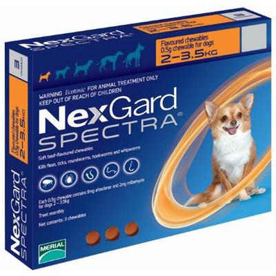 NexGard SPECTRA XS – za pse 2-3,5 kg