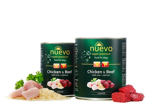 Nuevo Junior Chicken & Beef – 6×400 g