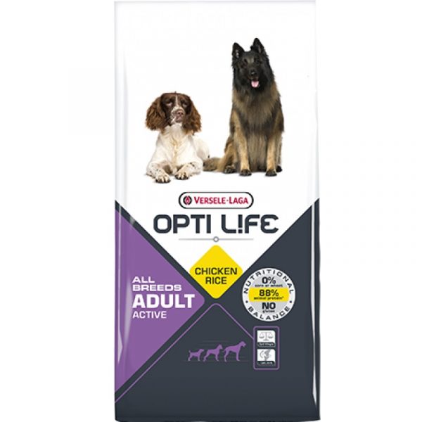 Opti Life Adult Active All Breeds – 12,5 kg