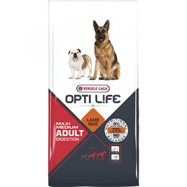 Opti Life Adult Digestion Medium&Maxi – 12,5 kg