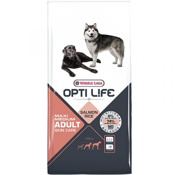 Opti Life Adult Skin Care Medium&Maxi – 12,5 kg