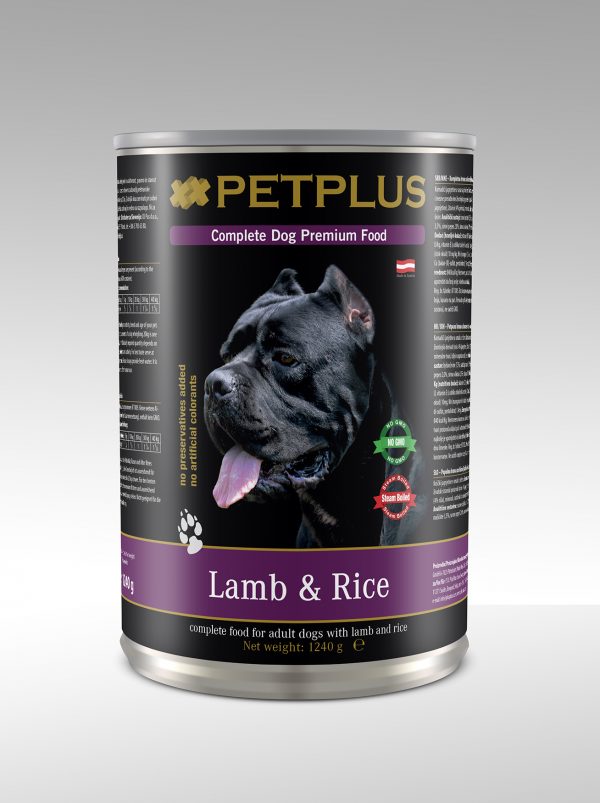 PET PLUS Lamb&Rice – 6×1,24 kg