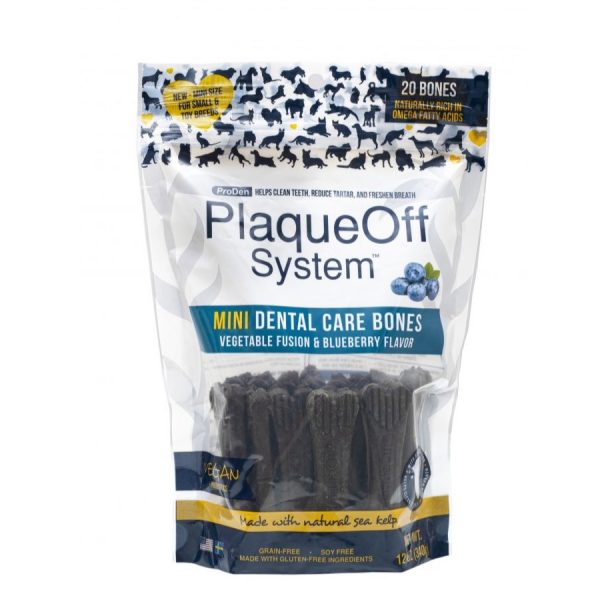 PlaqueOff Mini Dental Care Bones – 340 g