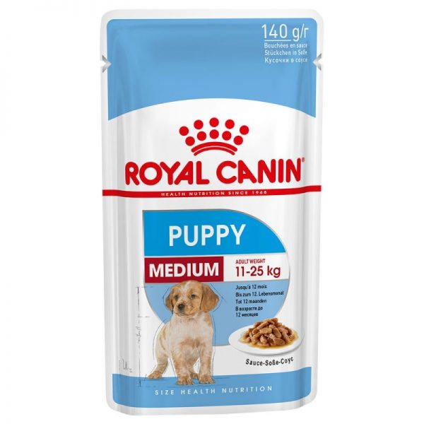 Royal Canin Wet Medium Puppy – 10×140 g