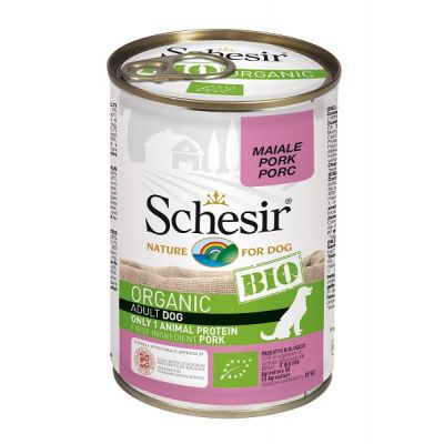 Schesir Dog BIO Organic Svinjetina – 6×400 g