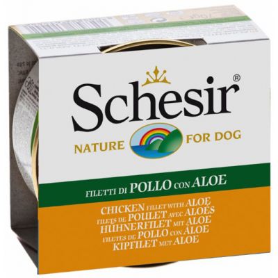 Schesir Dog Piletina i Aloja – 6×150 g