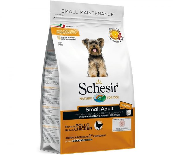 Schesir Dry Dog Small Adult Chicken – 2 kg