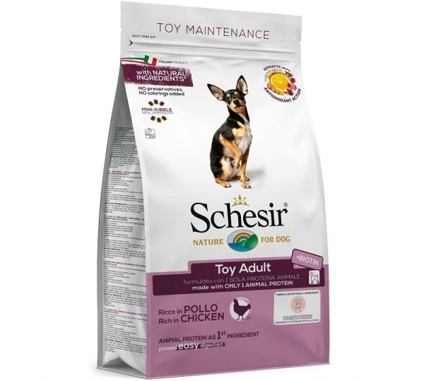 Schesir Dry Dog Toy Chicken – 2 kg