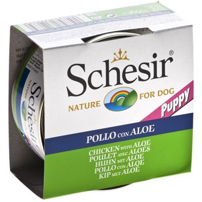 Schesir Puppy Piletina sa Alojom – 6×150 g