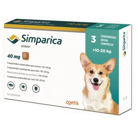 Simparica – za pse 10-20 kg