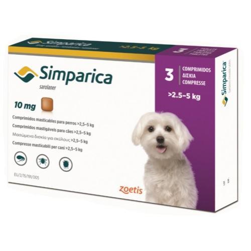 Simparica – za pse 2,5-5 kg