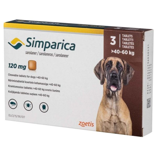 Simparica – za pse 40-60 kg