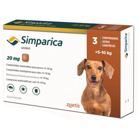 Simparica – za pse 5-10 kg