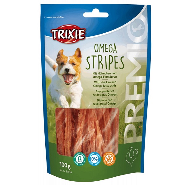 TRIXIE Premio Omega Stripes – 100 g