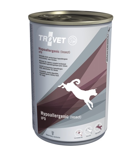 Trovet Hypoallergenic Dog (Insect) – 6×400 g