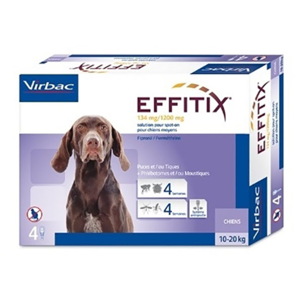 Virbac EFFITIX – spot on, za pse 10-20 kg