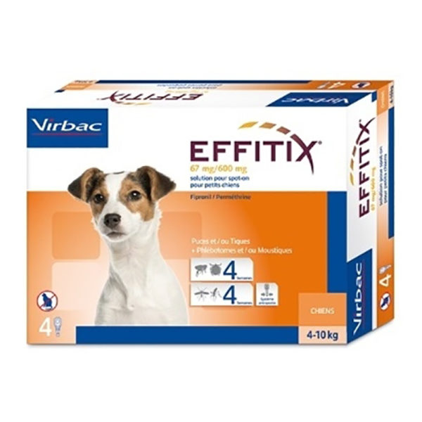 Virbac EFFITIX – spot on, za pse 4-10 kg