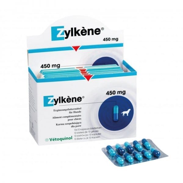 Vetoquinol Zylkene 450 mg – 10 kapsula