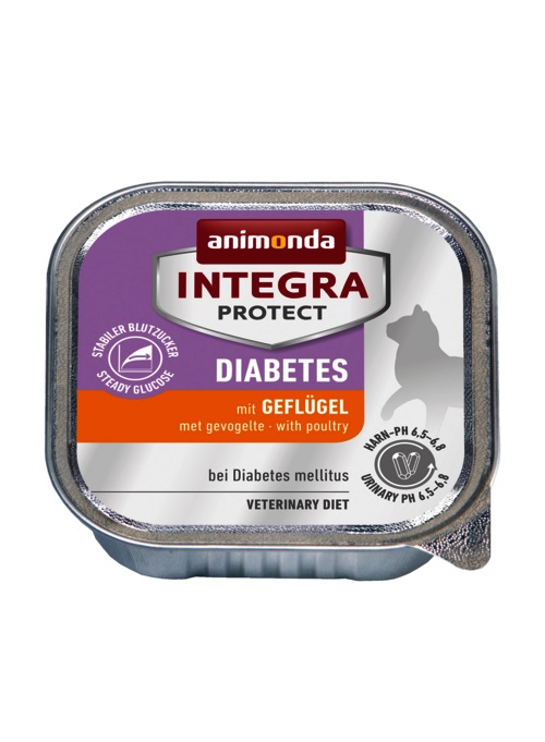 Animonda Integra Protect Cat Diabetes Poultry – 16×100 g