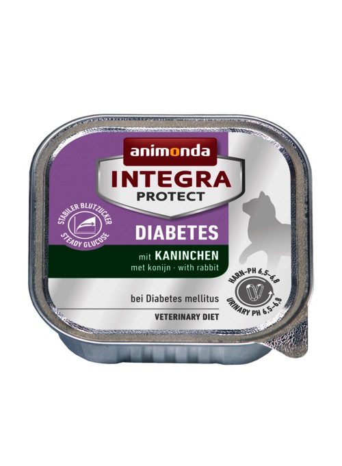 Animonda Integra Protect Cat Diabetes Rabbit – 16×100 g