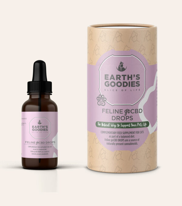 Earth’s Goodies goCBD Feline Drops 2% – 10 ml