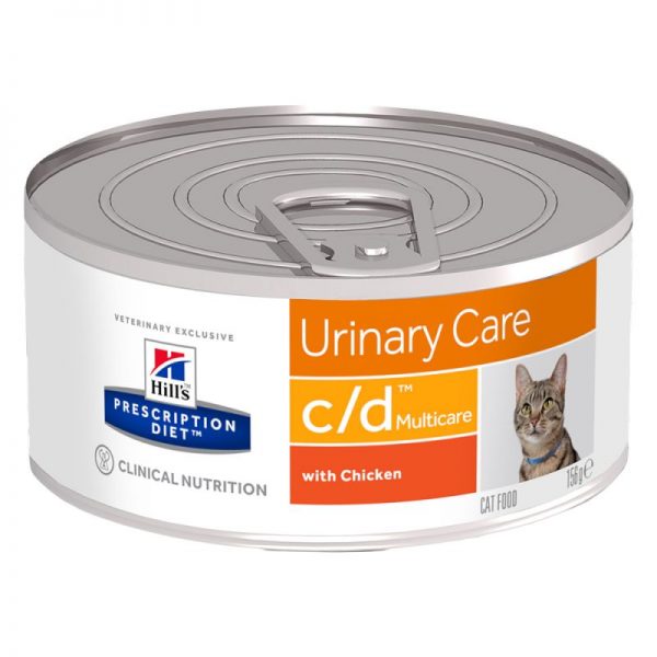 Hill’s Prescription Diet Urinary Care C/D Multicare Chicken Wet – 24×156 g