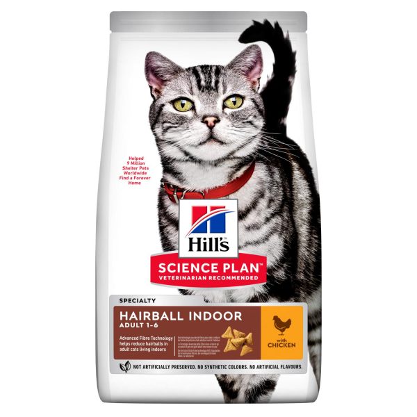 Hill’s Science Plan Adult Cat Hairball Indoor – 3 kg