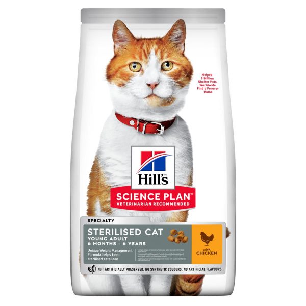 Hill’s Science Plan Adult Young Sterilised Cat Chicken – 1,5 kg