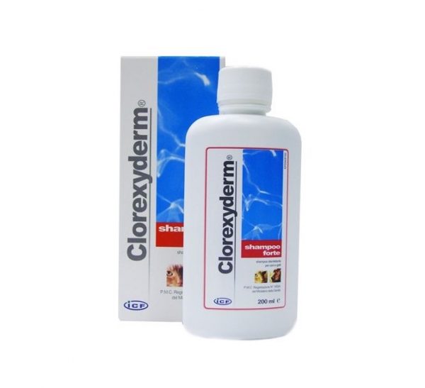 ICF Clorexyderm Shampoo FORTE za mačke – 200 ml