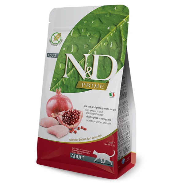 N&D Prime Cat Chicken&Pomegranate – 1,5 kg