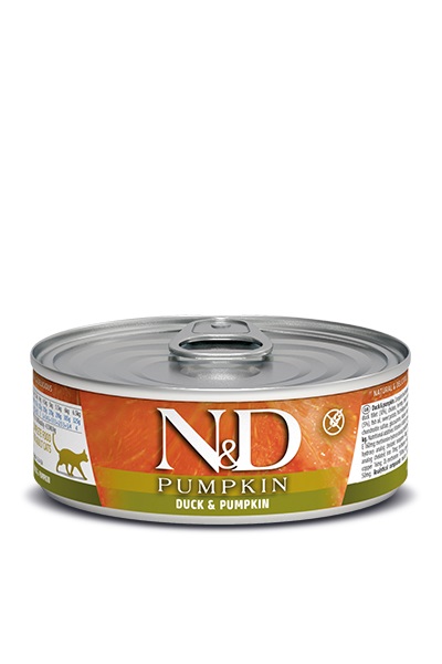 N&D Pumpkin Cat Duck&Pumpkin – 12×80 g