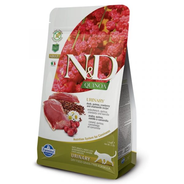 N&D Quinoa Cat Urinary Duck – 1,5 kg