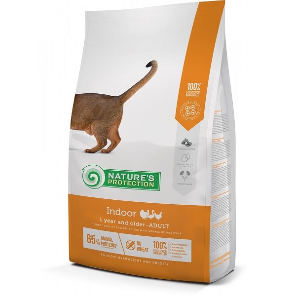 NATURE’S PROTECTION Indoor Cat Poultry – 2 kg