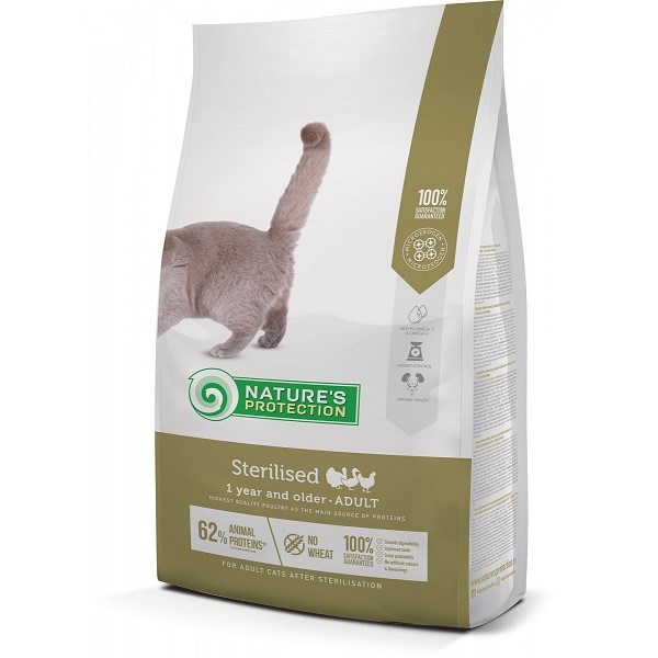 NATURE’S PROTECTION Sterilised Cat Poultry – 2 kg