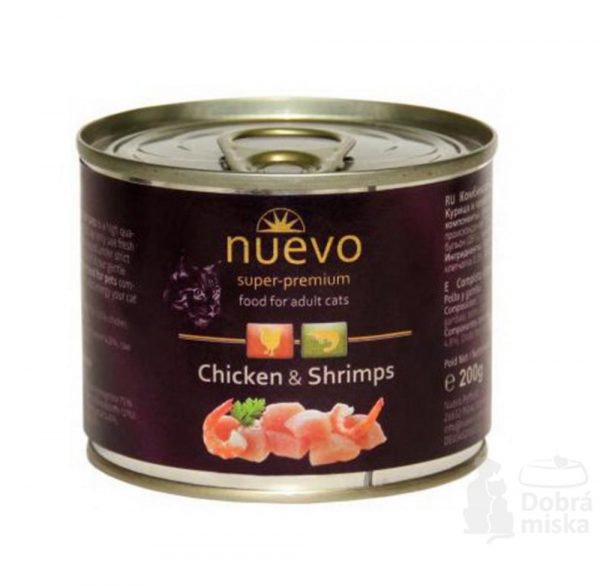 Nuevo Adult Chicken&Shrimps – 6×200 g