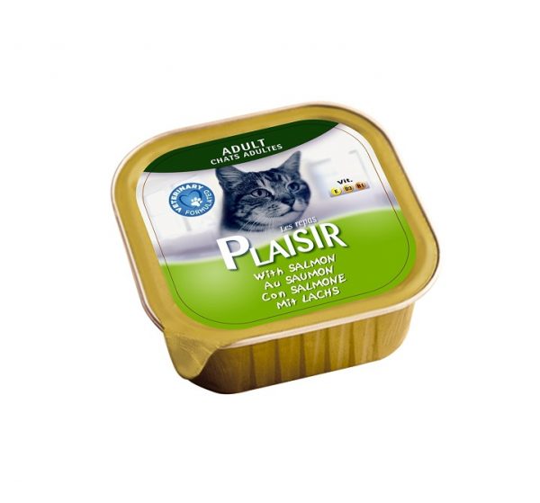 Plaisir Adult Cat Salmon – 32×100 g