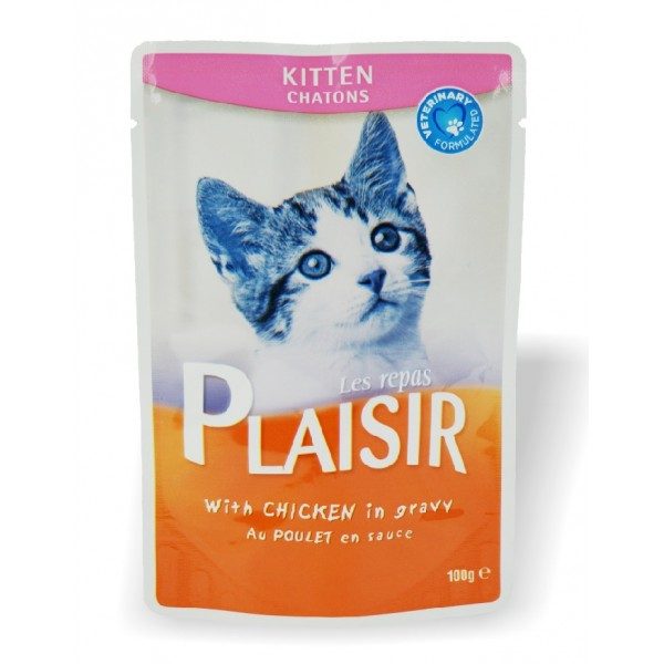 Plaisir Kitten Chicken – 22×100 g