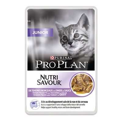 Pro Plan Nutri Savour Junior Turkey – 26×85 g