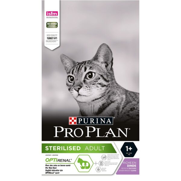 Pro Plan OptiRenal Sterilised Adult Turkey – 1,5 kg