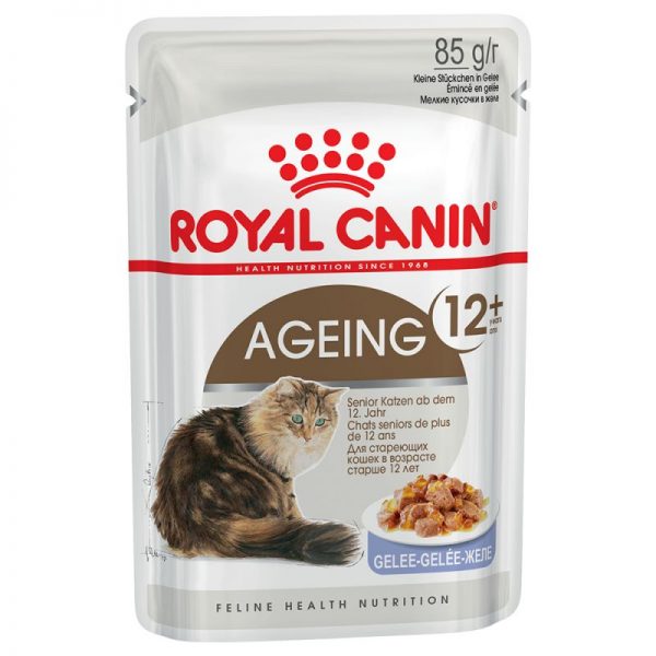 Royal Canin Ageing 12+ in Jelly Cat – 12×85 g