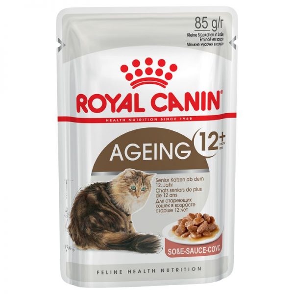 Royal Canin Ageing 12+ in Sauce Cat – 12×85 g