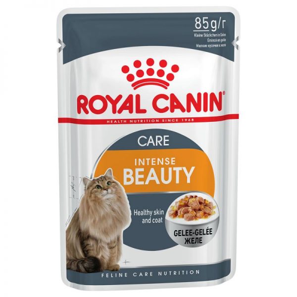 Royal Canin Intense Beauty Care in Jelly Cat – 12×85 g