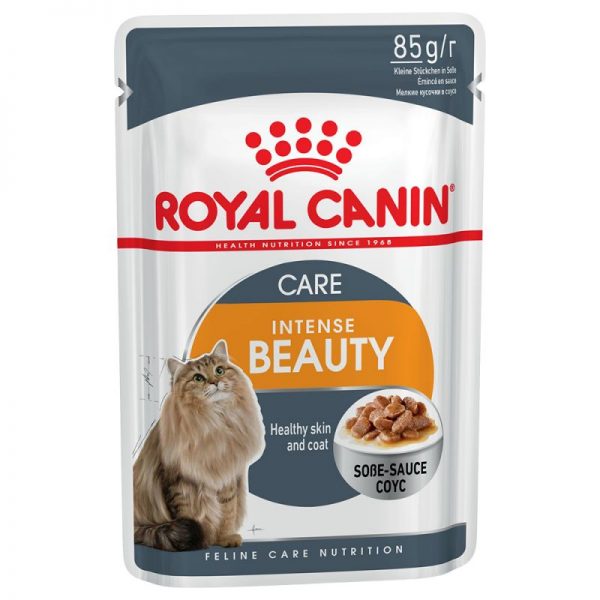 Royal Canin Intense Beauty Care in Sauce Cat – 12×85 g