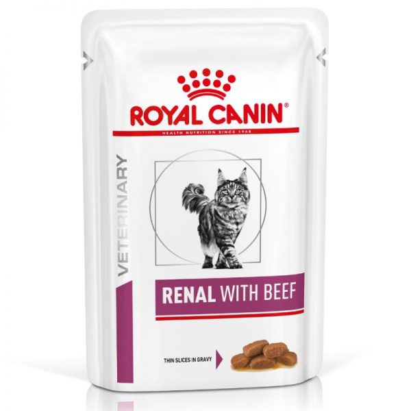 Royal Canin Renal Beef Cat – 12×85 g