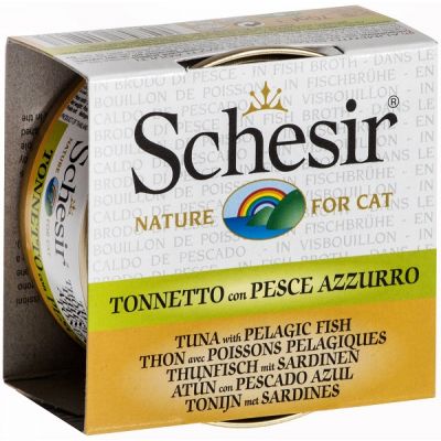 Schesir Cat Brodet Tunjevina i Sardina – 12×70 g