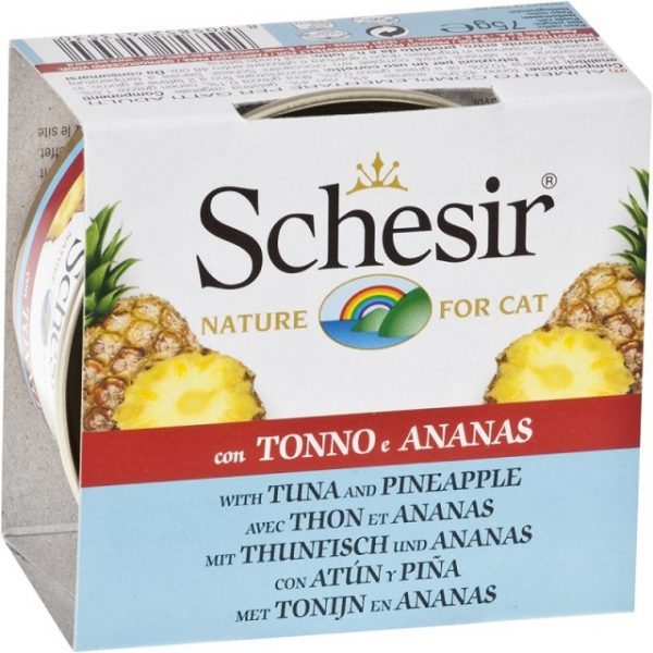 Schesir Cat Tuna i Ananas – 12×75 g