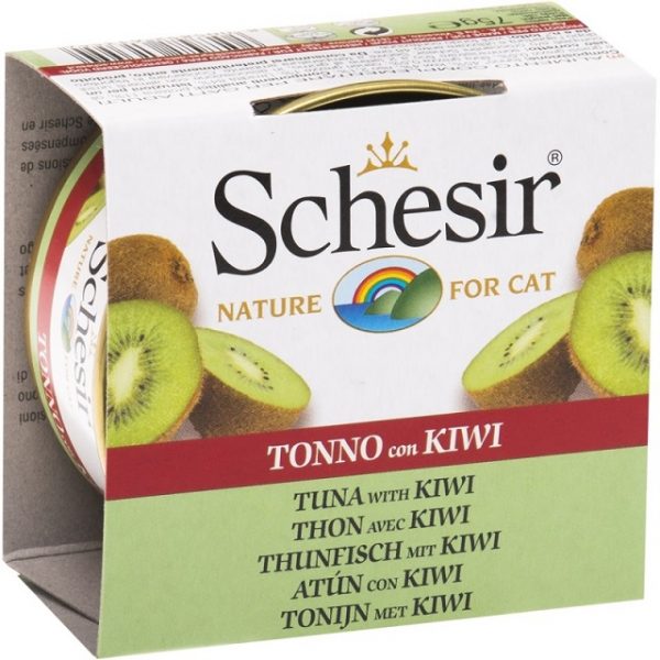 Schesir Cat Tuna i Kivi – 12×75 g