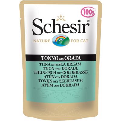 Schesir Cat Tunjevina i Orada preliv – 12×100 g