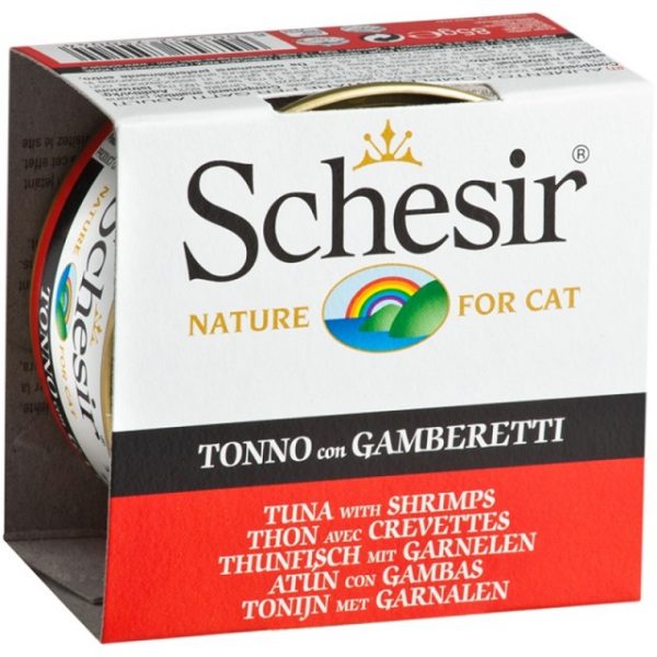 Schesir Cat Tunjevina i Račići u želeu – 12×85 g